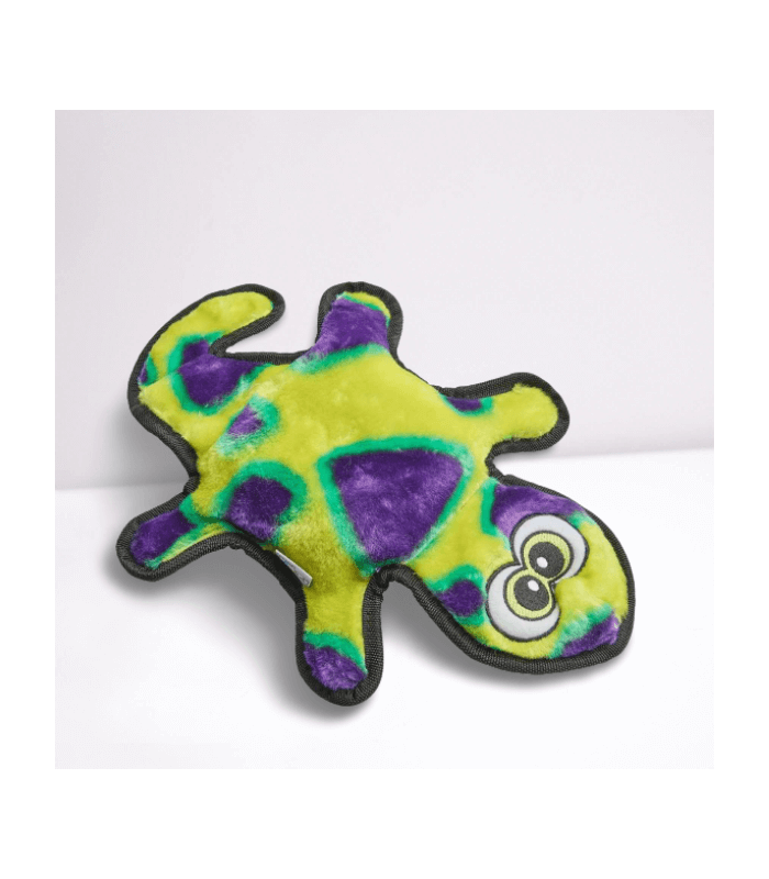Peluche Invincible Gecko pour chien OutwardHound | Paws Détente Lille.